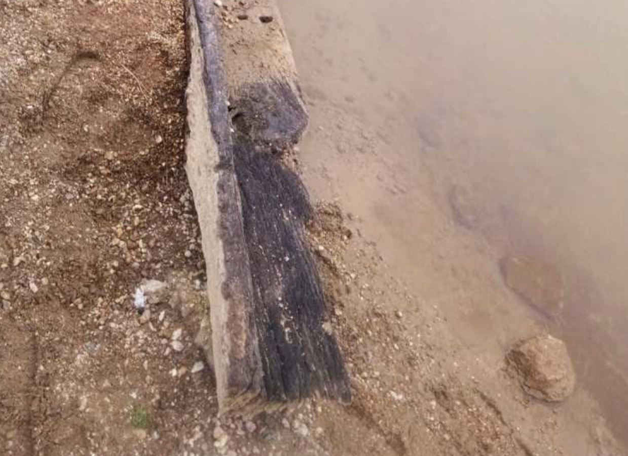 Nivelul scăzut al Mureșului a scos la iveală o monoxilă din perioada ...